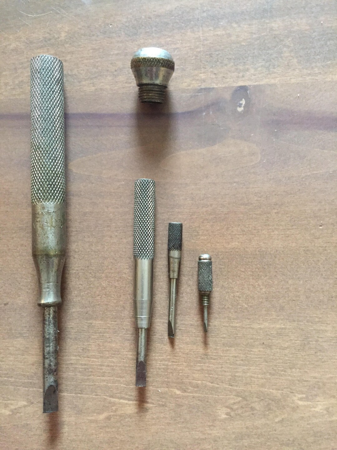Vintage Edelmann 4-in-1 Screwdriver Set: Knurled Brass Handles - Etsy