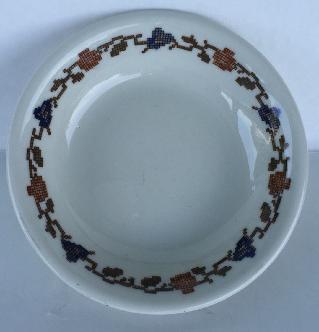 Variations for Vintage Warwick China Salad Bowl: Needlepoint Pattern ...