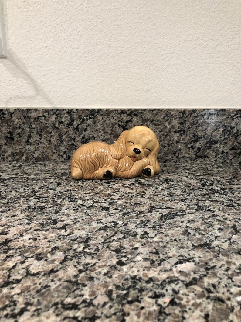 Vintage Holland Mold Ceramic Sleeping Cocker Spaniel Dog - Etsy