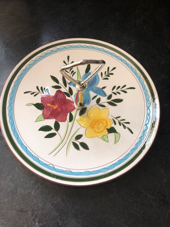 Stangl Country Garden Serving Plate Hand Painted Oven Proof | Etsy