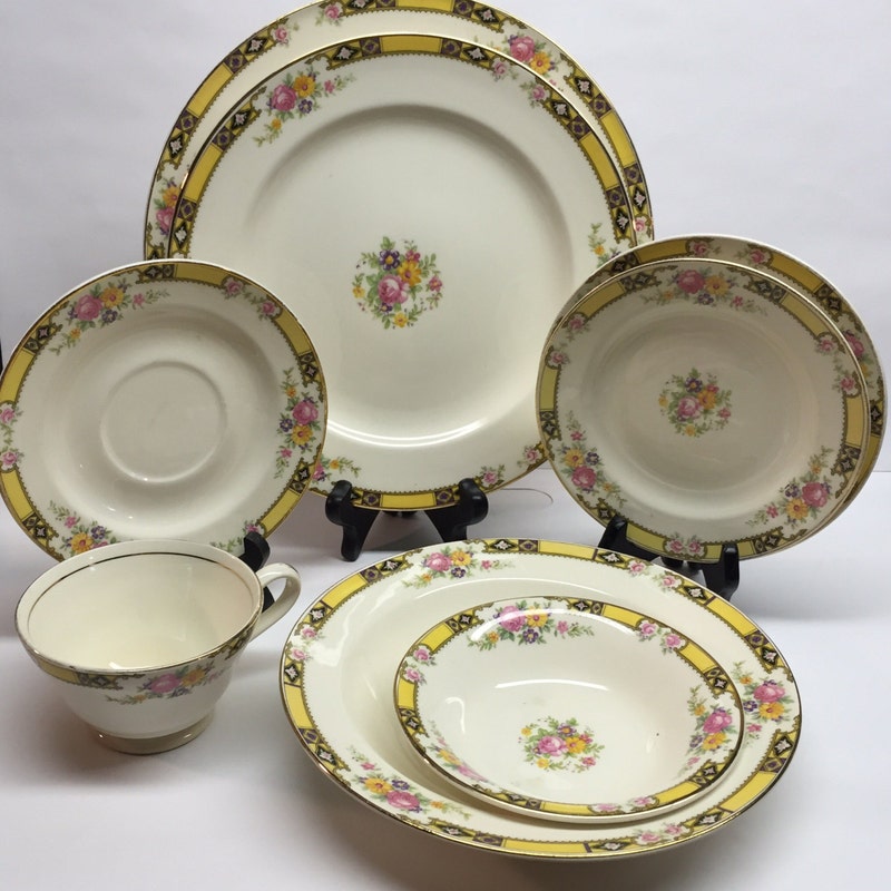 Edwin M Knowles Platter - Etsy