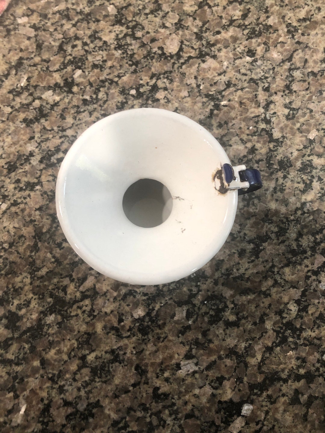 Spittoon Antique White Enamelware Cuspidor Gebrüder Baumann Bavarian ...