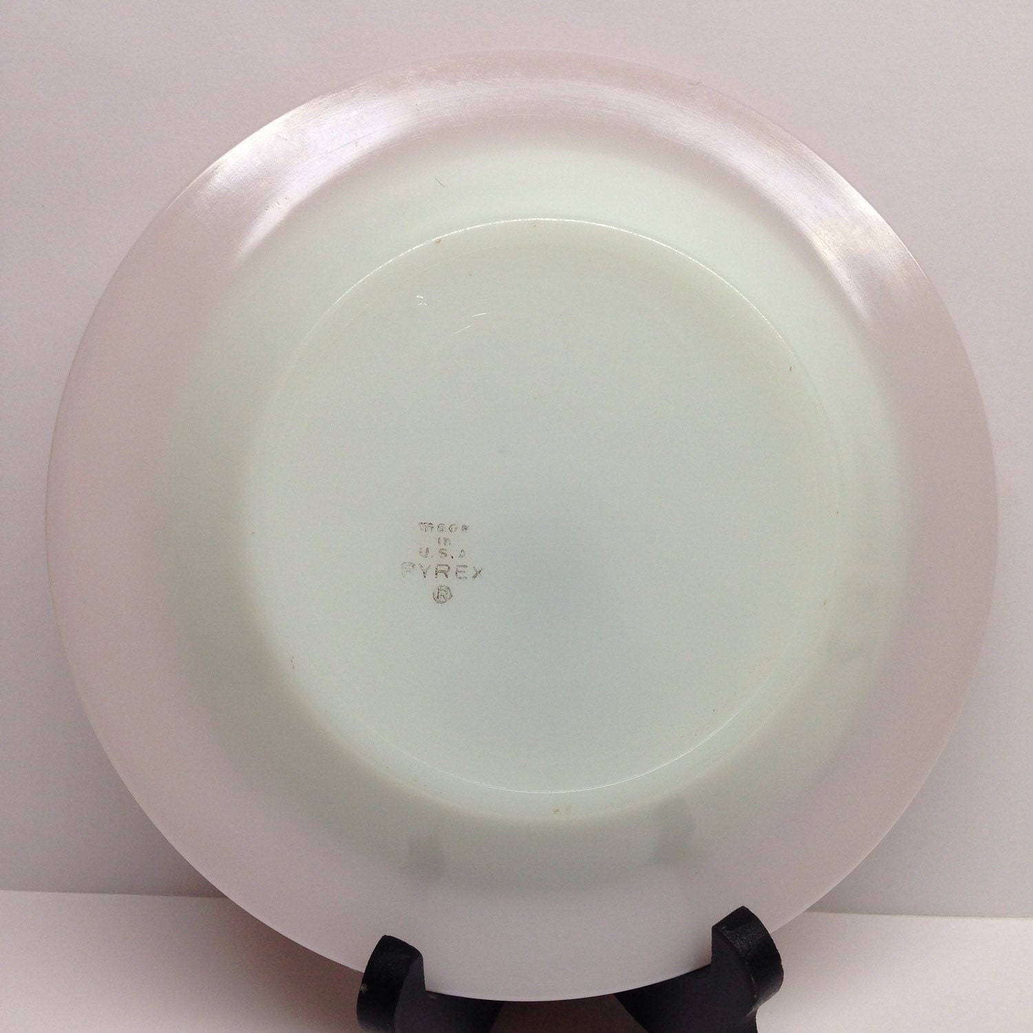 Vintage Pyrex Plate Coral Band White Center No Trim 7 Inch - Etsy