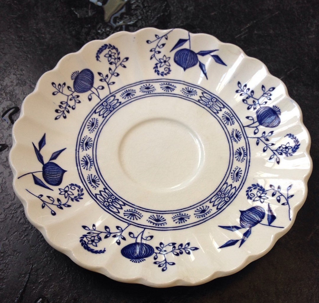Vintage Blue Onion Pattern 6” JG Meakin Classic White Nordic - Etsy
