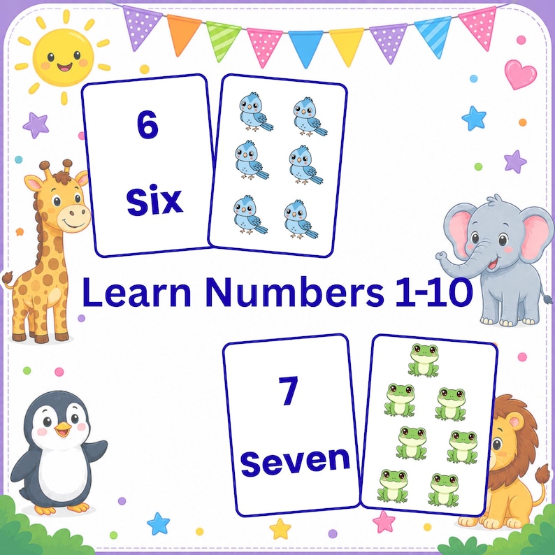 36 Alphabets & Numbers Flash Cards Bundle | PDF Printable Preschool ...