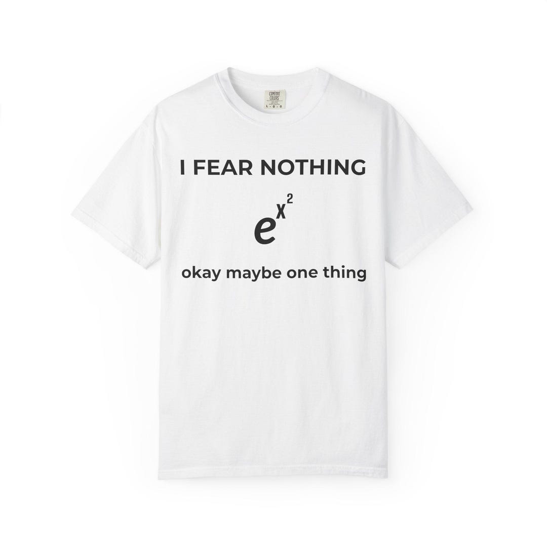 Funny Math Shirt | I Fear Nothing | Calculus Joke Gift | Funny Engineer ...