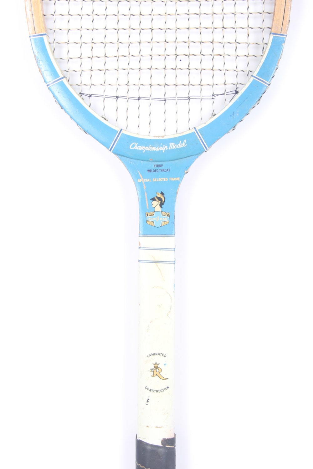 Vintage Wooden Tennis Racket / Rare Achillean Wooden Tennis Racket ...