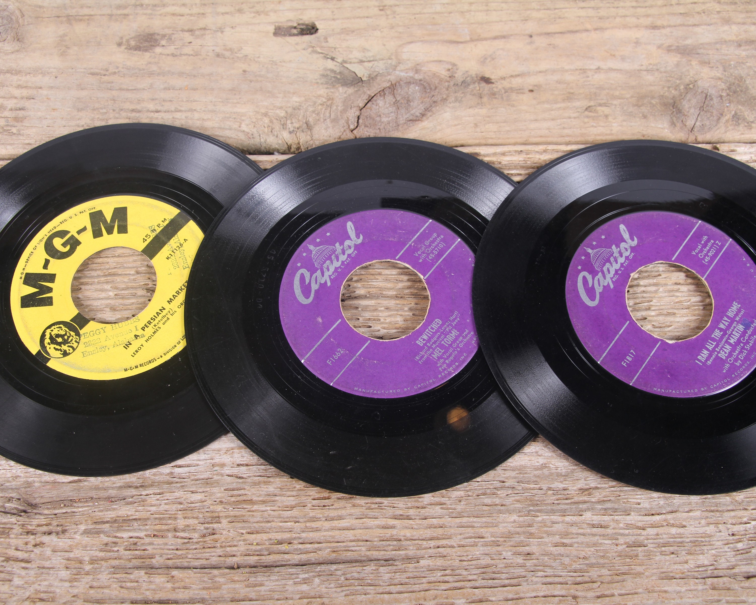 Vintage Mixed 45 Jukebox Records for Decoration and Crafting | Etsy