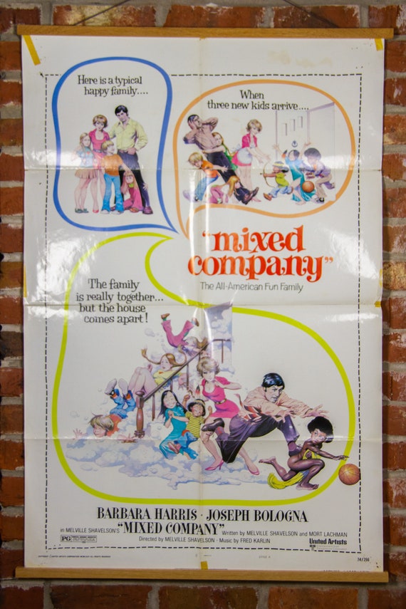 Mixed Company Movie Poster From 1974 Original 27 X | Etsy