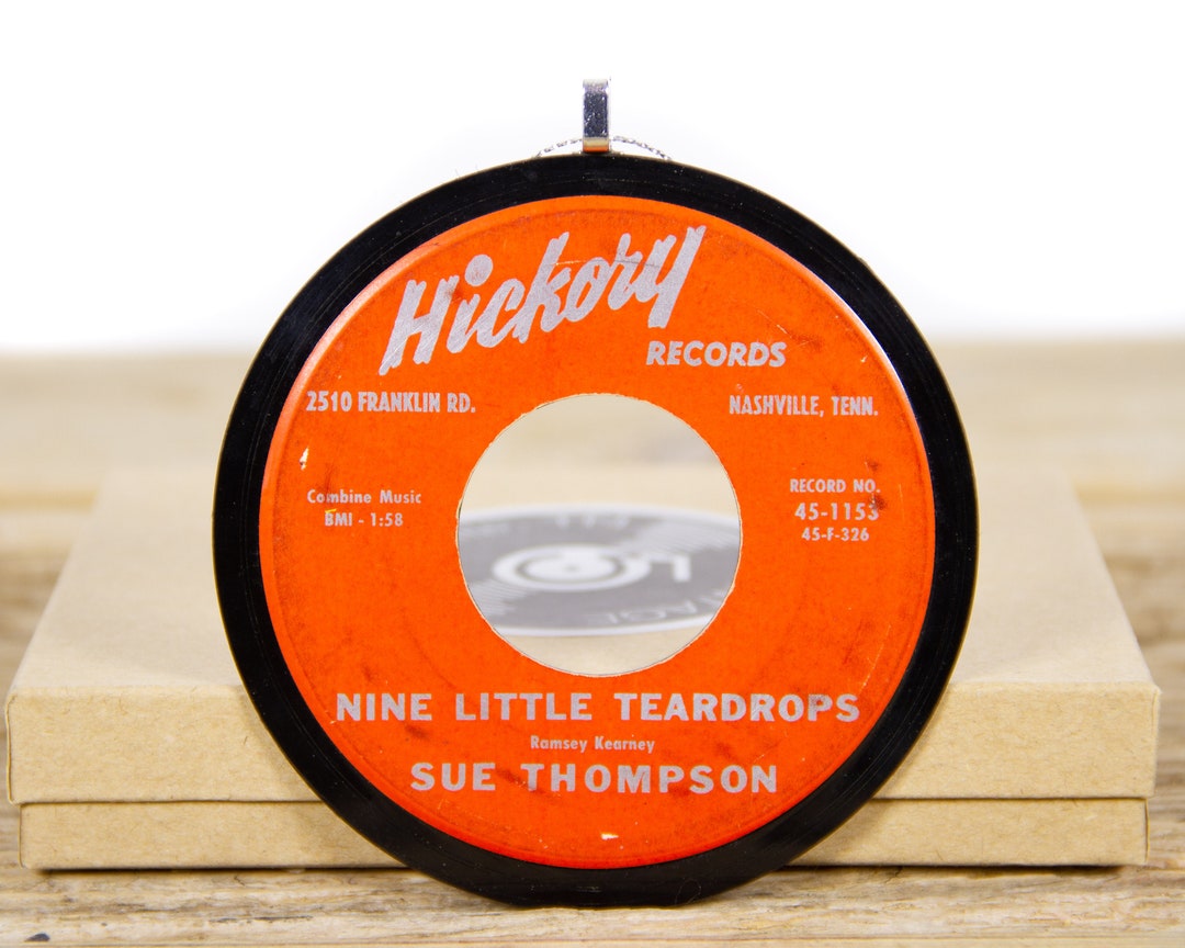 Vintage Sue Thompson "nine Little Teardrops" Vinyl Record Christmas ...