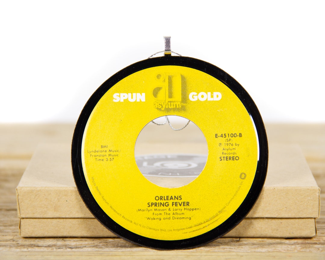 Vintage Orleans "spring Fever" Record Christmas Ornament From 1976 ...