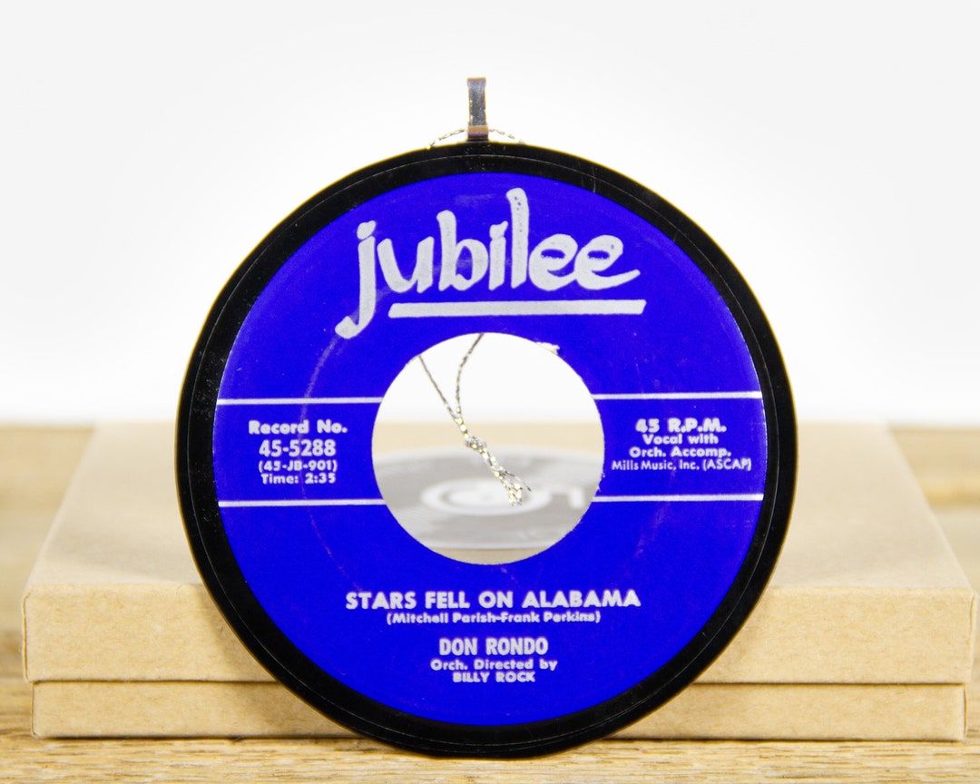 Vintage Don Rondo "stars Fell on Alabama" Record Christmas Ornament ...