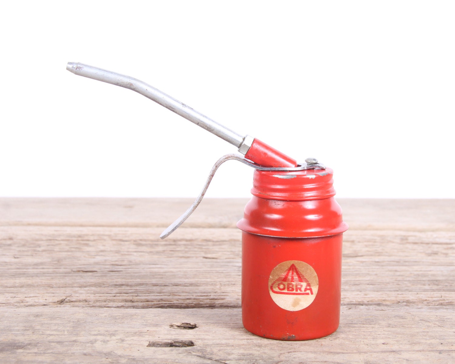 Old Oil Can Vintage Metal Oil Can Antique Red Cobra Oil Can Oil Old Oil Can Vintage Metal Oil Can Antique Red Cobra Oil Can Oil
