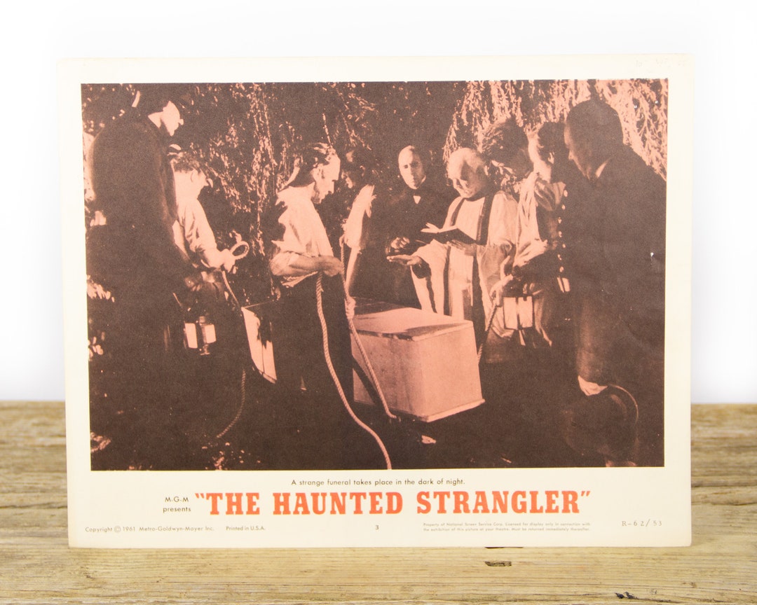 The Haunted Strangler Original 11x14 Movie Lobby Card From - Etsy