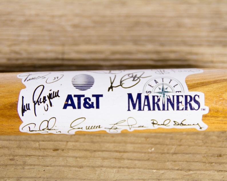 Vintage Wooden Baseball Bat / 1990's Seattle Mariners Mini - Etsy