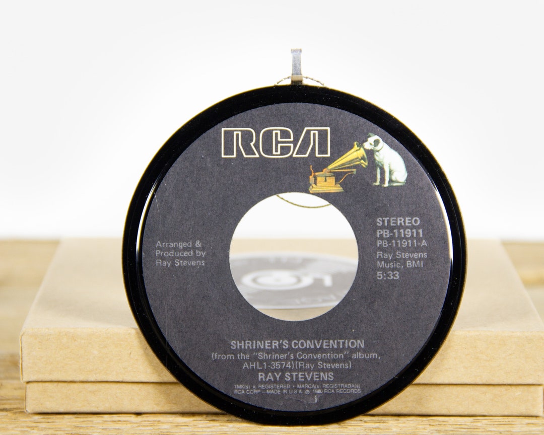 Vintage Ray Stevens "shriner's Convention" Record Christmas Ornament ...