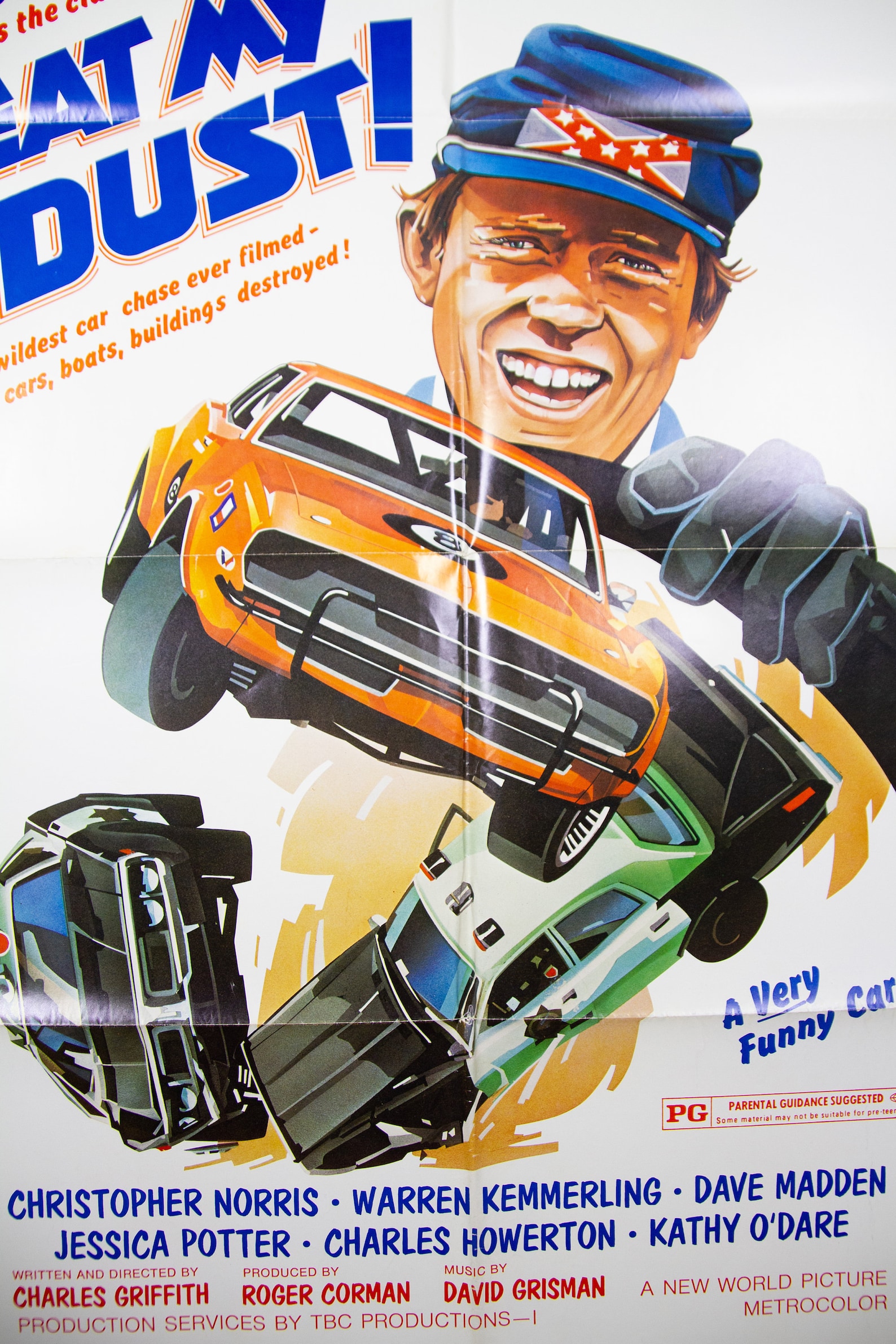 Eat My Dust! Movie Poster by Ron Howard From 1976 - Original 27" X 41 ...