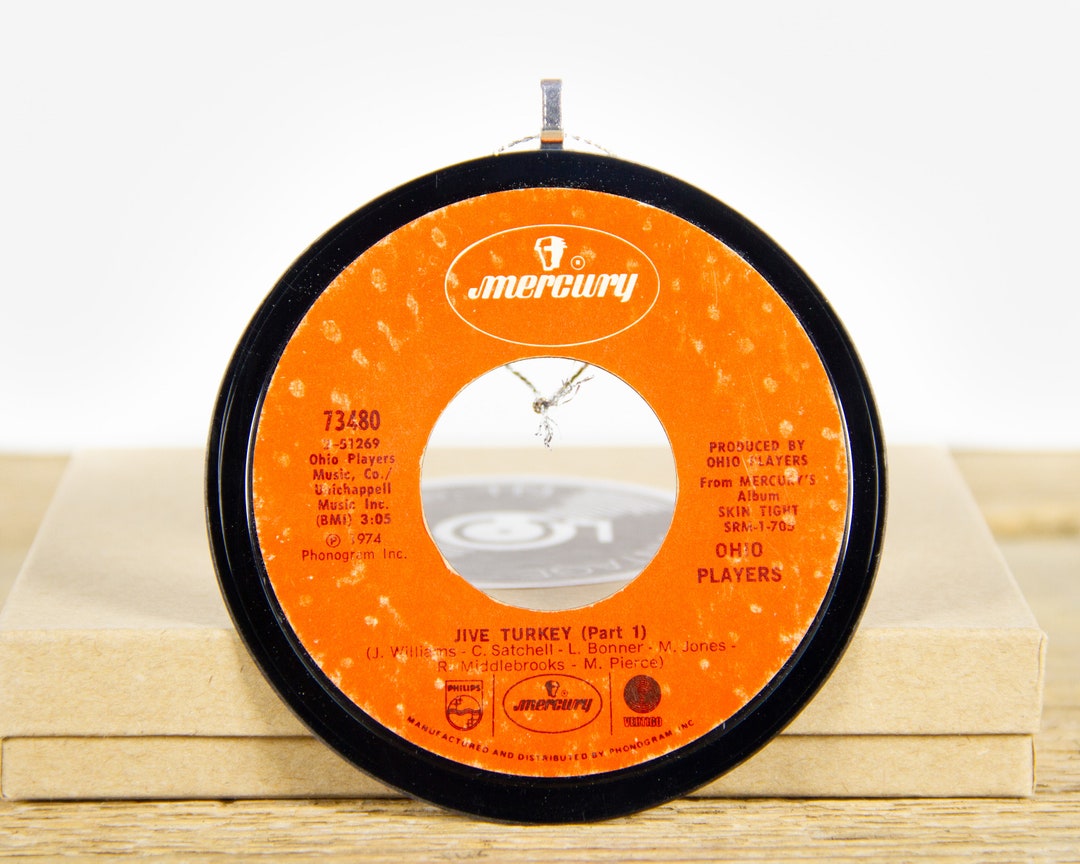 Vintage Ohio Players jive Turkey Record Christmas Ornament From 1974 ...