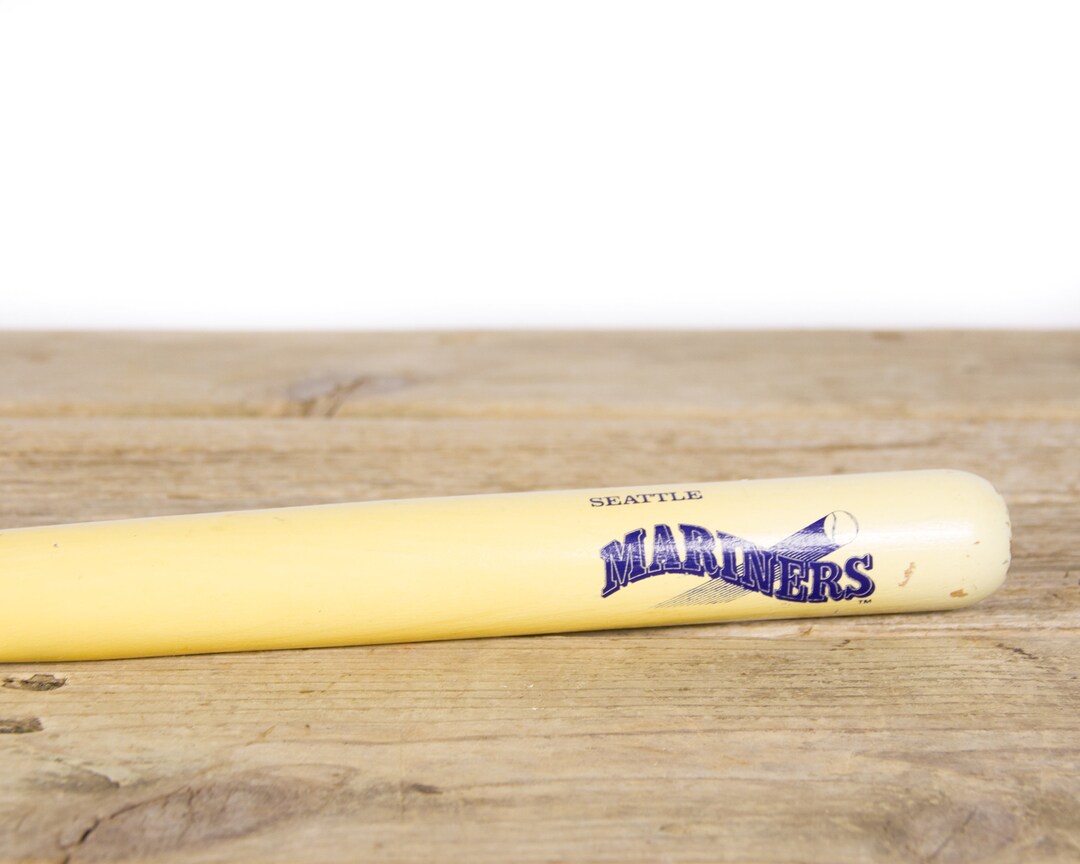 Vintage Wooden Baseball Bat / 1991 Seattle Mariners Mini Baseball Bat ...