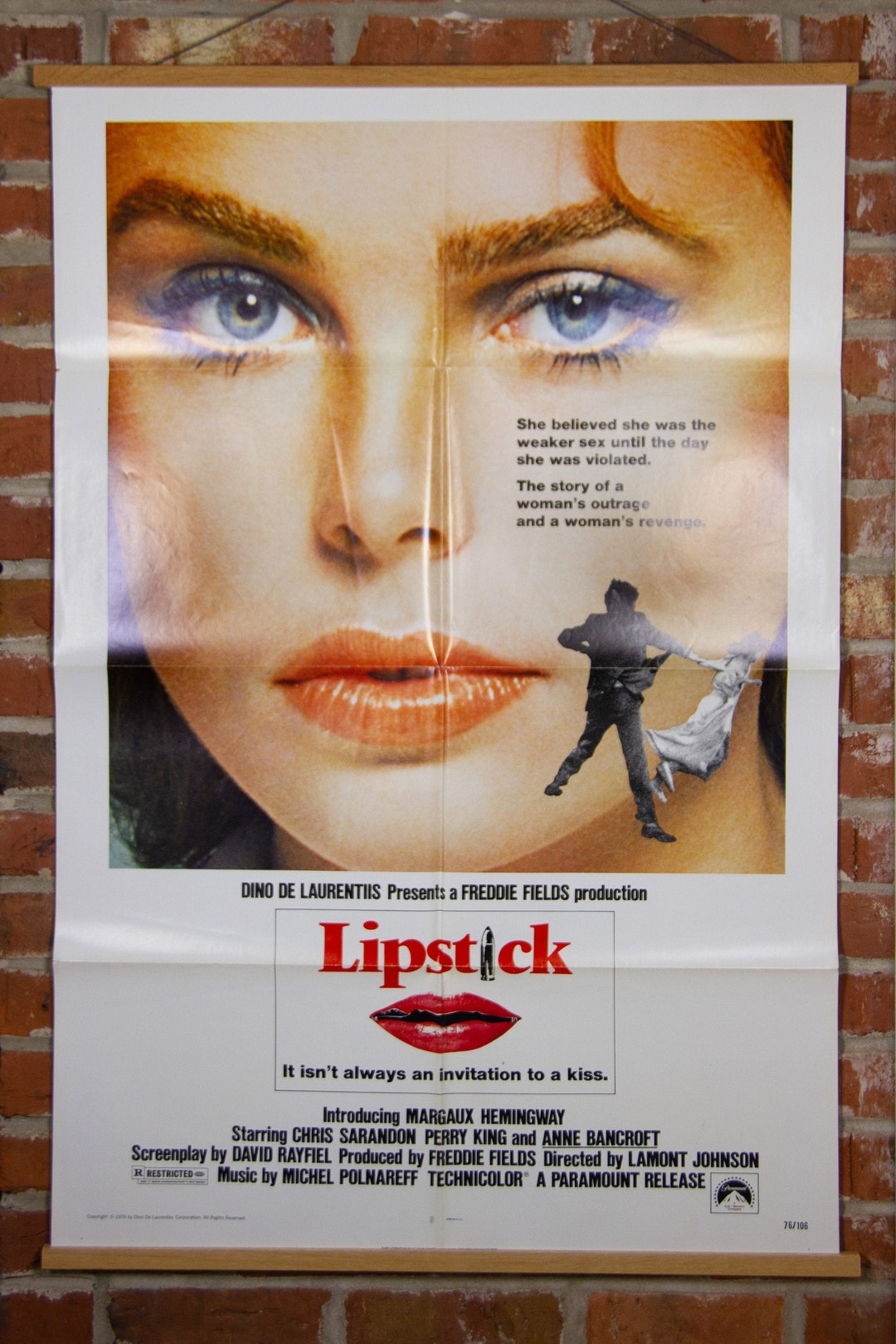Lipstick From 1976 Movie Poster - Original 27" X 41" (1) One Sheet ...