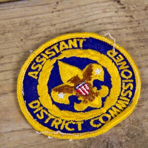 Vintage Boy Scouts of America Neighborhood Commissioner Patch / BSA 3 ...