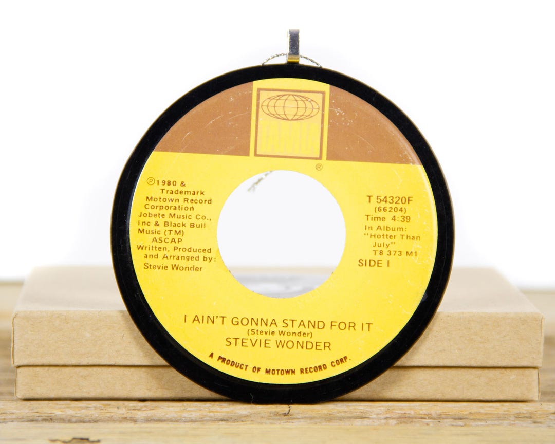 Vintage Stevie Wonder "i Ain't Gonna Stand for It" Vinyl Record ...
