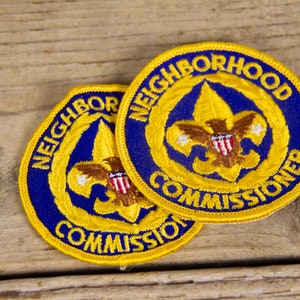 Vintage Boy Scouts of America Neighborhood Commissioner Patch / BSA 3 ...
