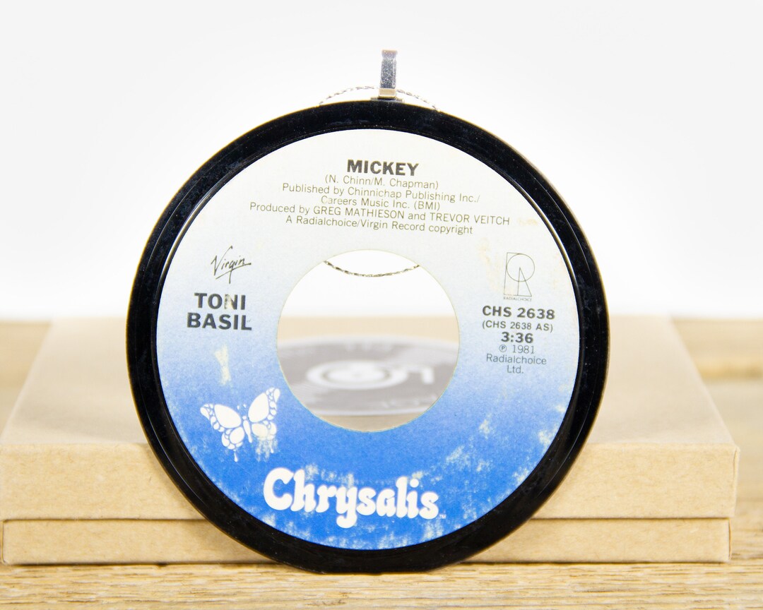 Vintage Toni Basil "mickey" Record Christmas Ornament From 1981 ...
