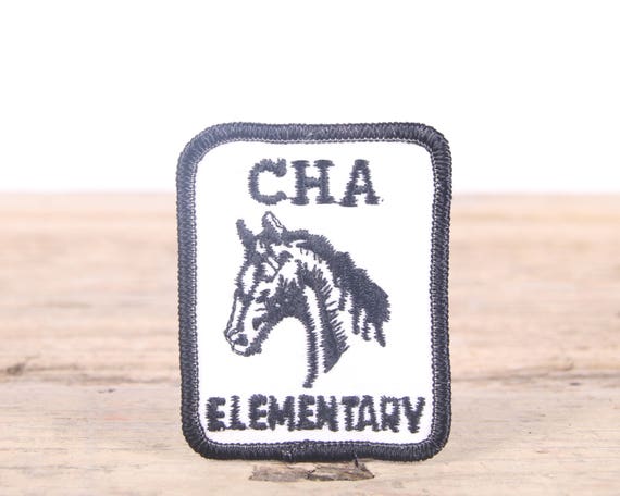 Vintage School Patch / 1970s-80s Elementary School Pa… - Gem