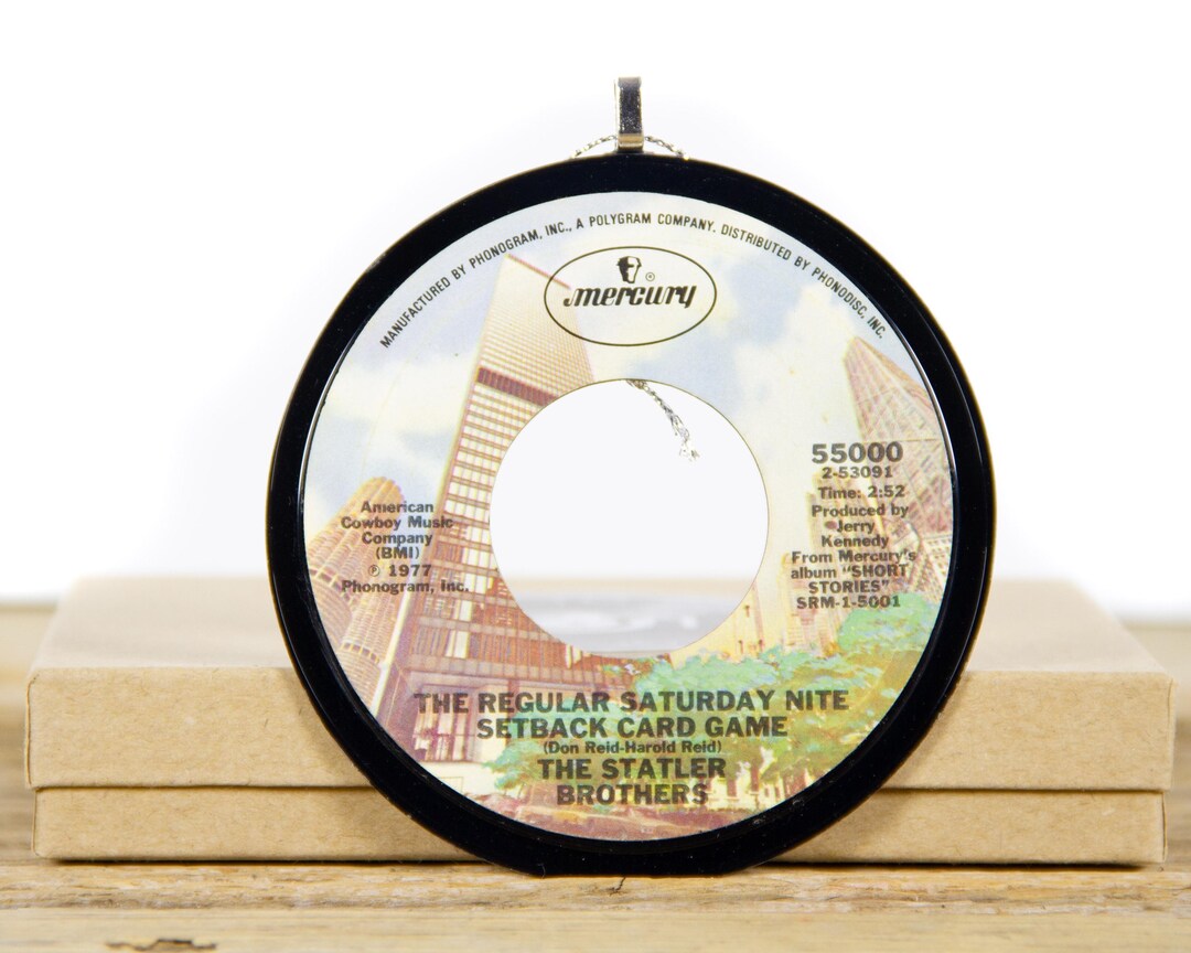 Vintage the Statler Brothers "the Regular Saturday Nite Setback Card ...