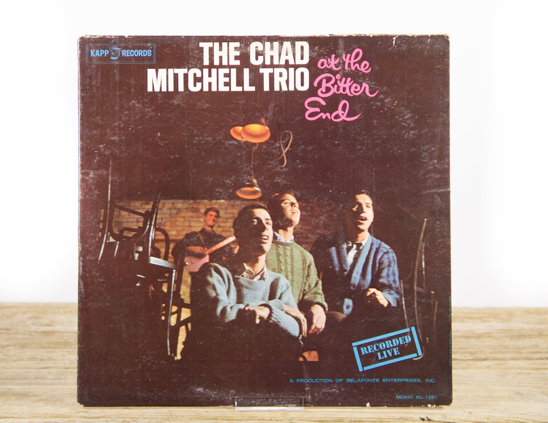 Vintage the Chad Mitchell Trio at the Bitter End Vinyl Record / Antique ...