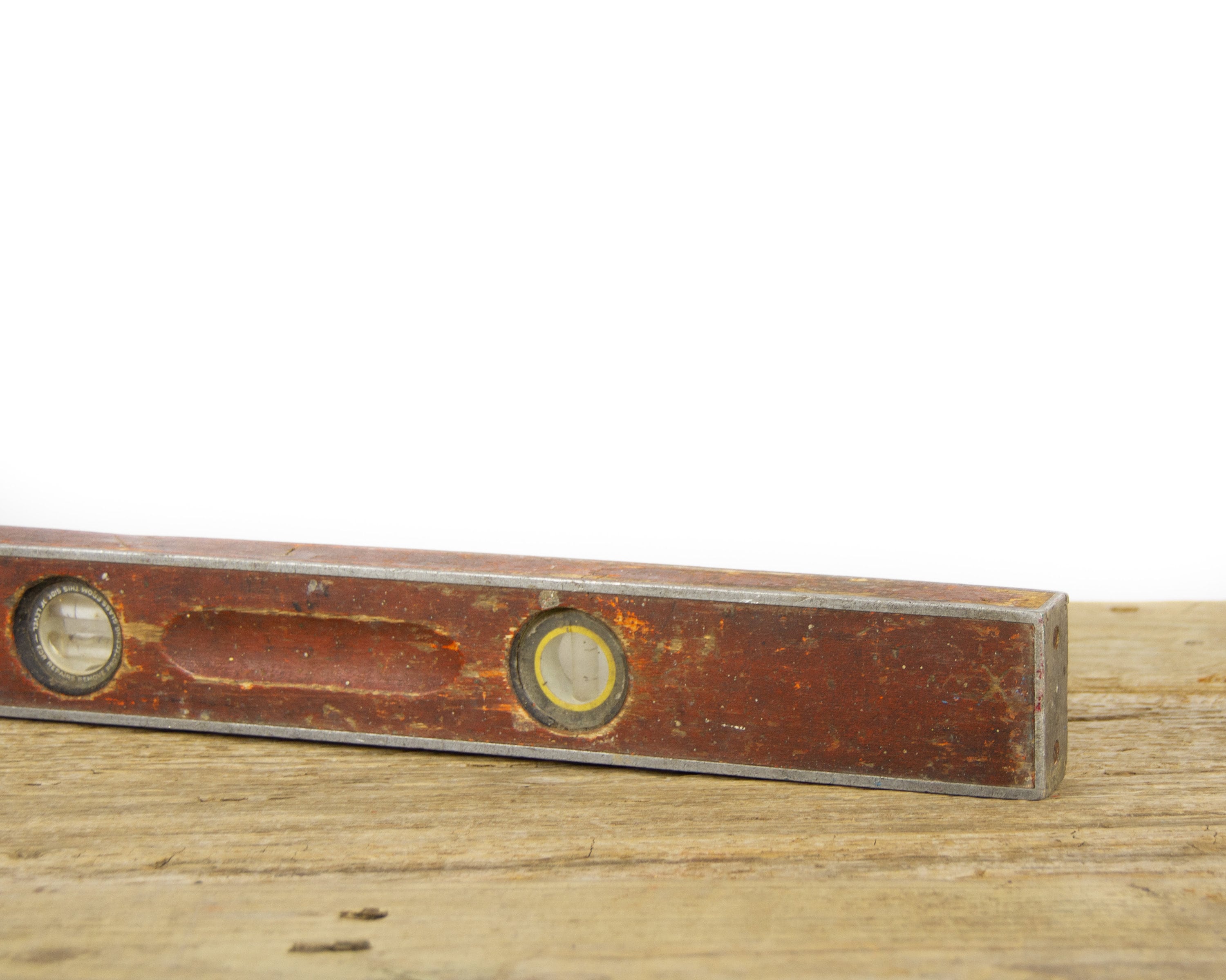 Antique 28 Wooden Level / Stanley Wood and Metal Level / | Etsy