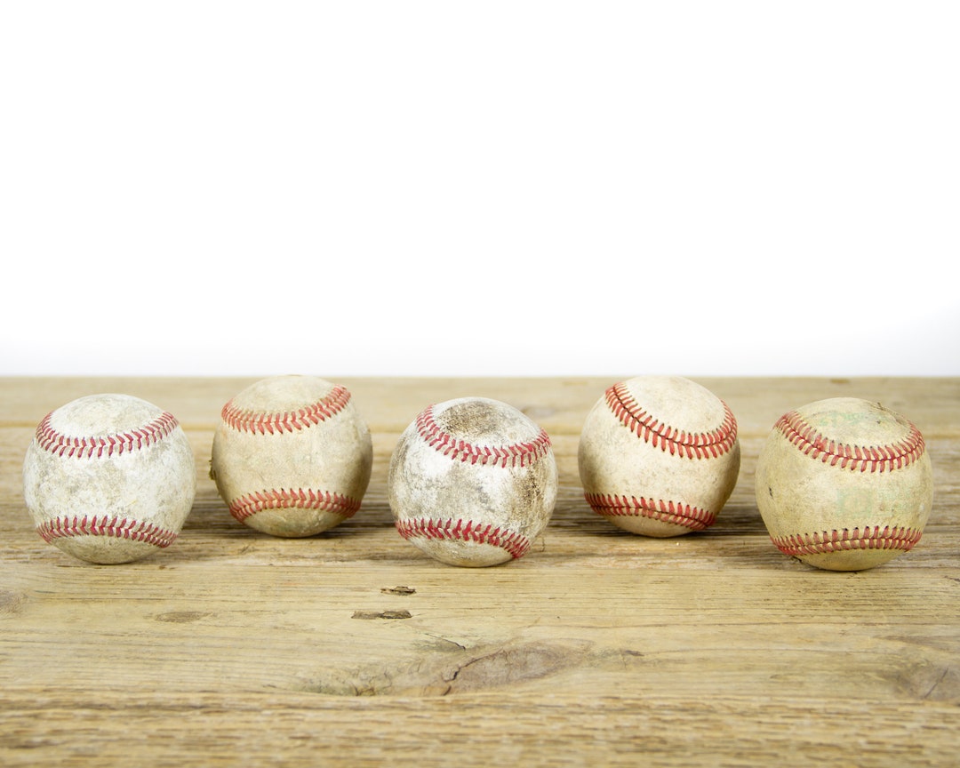 Vintage Old Baseballs for Decor / Vintage Baseball / Antique Baseball ...