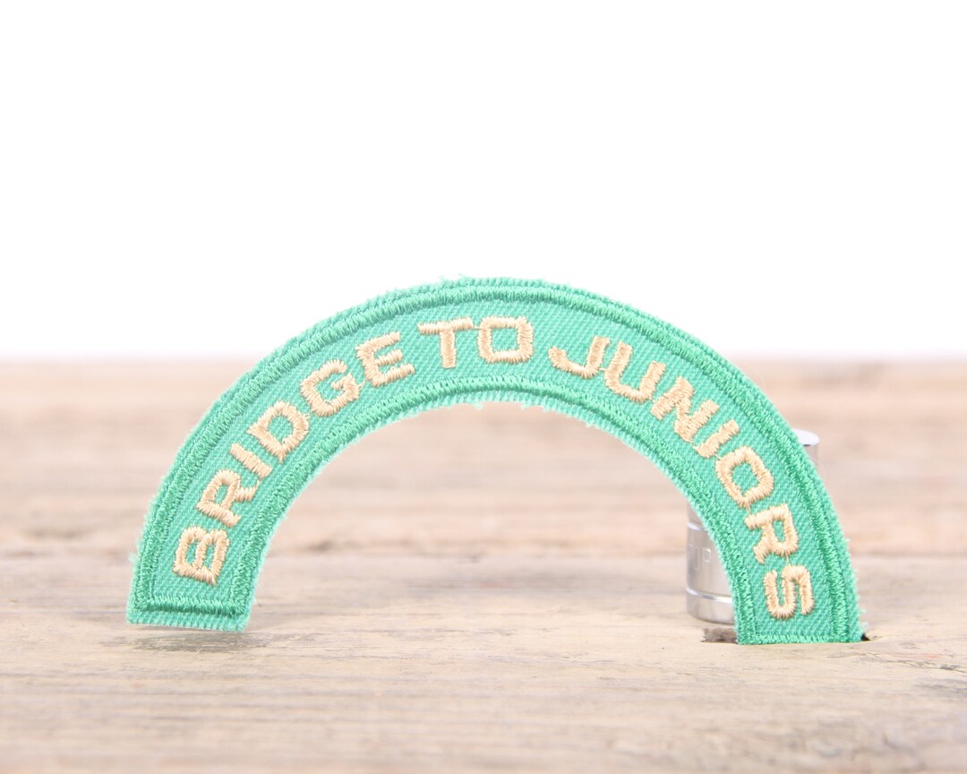 Vintage Girl Scout Patch / 1970's-80's Scout Patch / Green Yellow ...