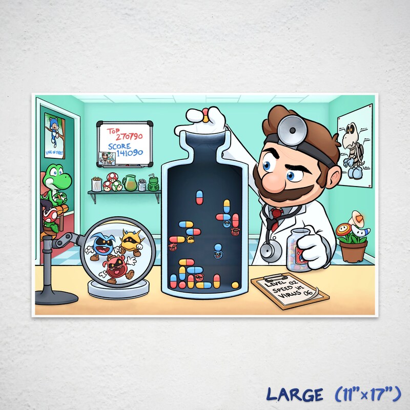 Doctor Mario - Etsy
