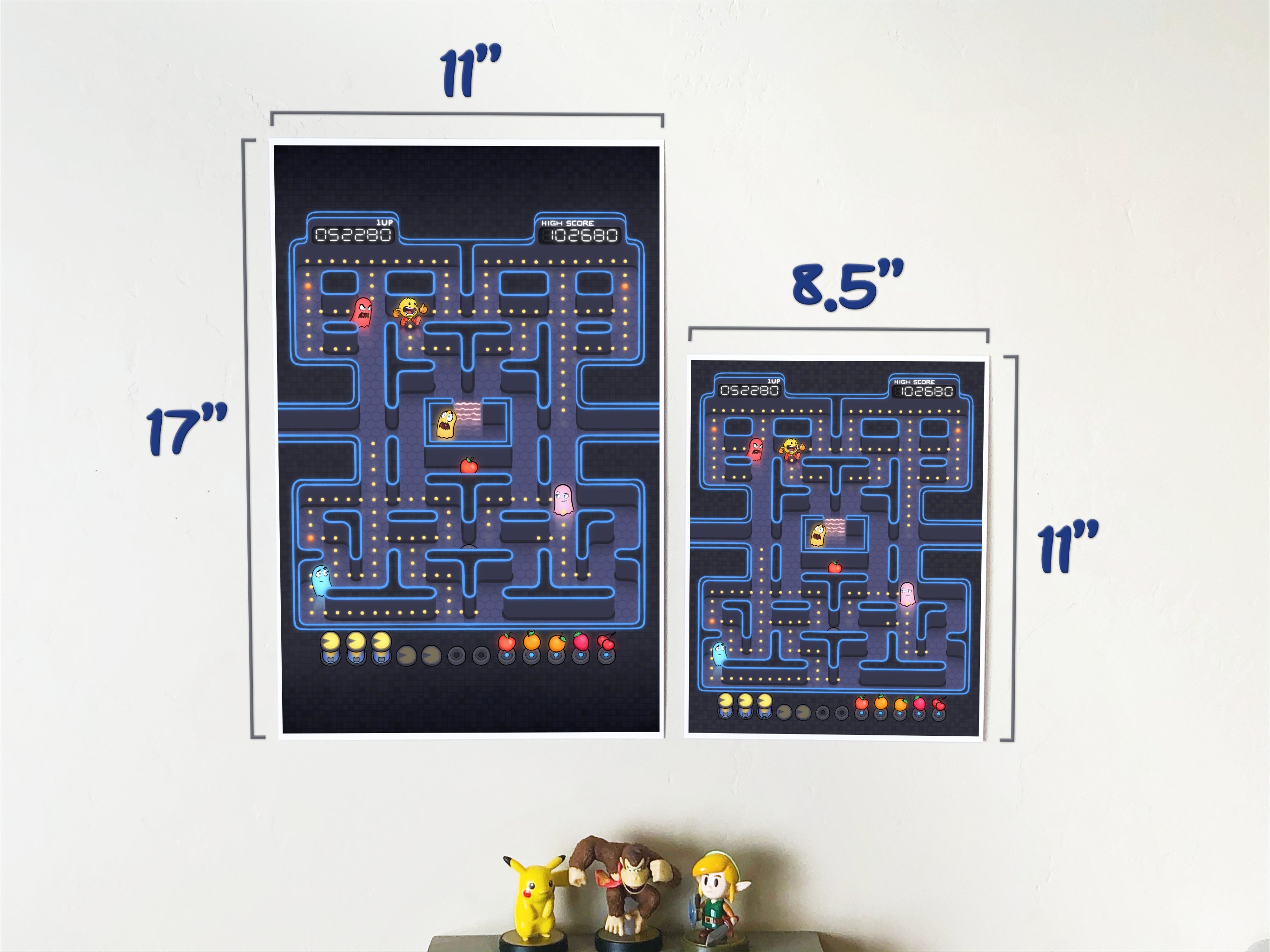 Pac-man Reimagined Poster - Etsy