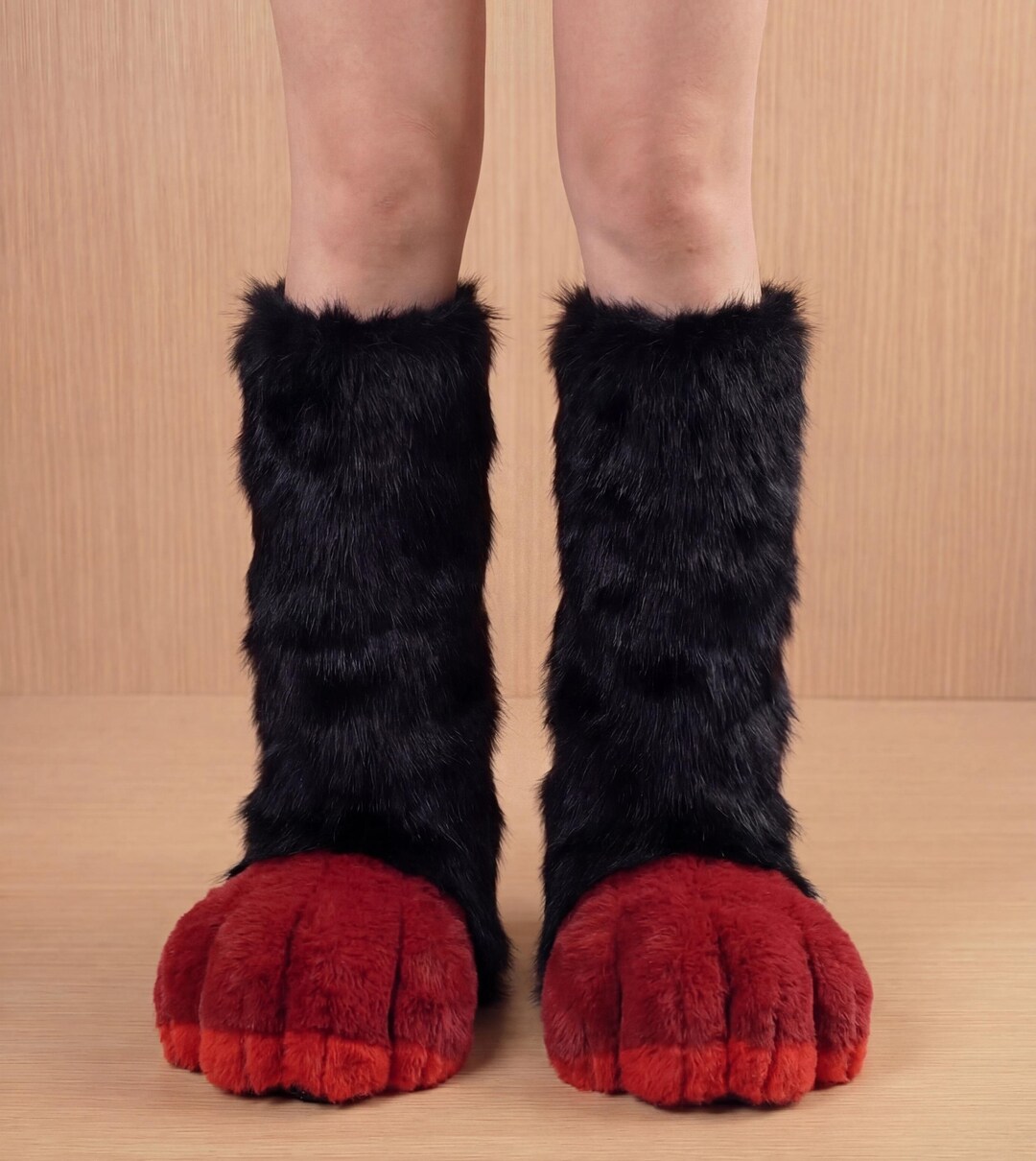 Custom Premade Fursuit Feet Paws, Straight Leg Slim Fit, Outdoor Indoor ...