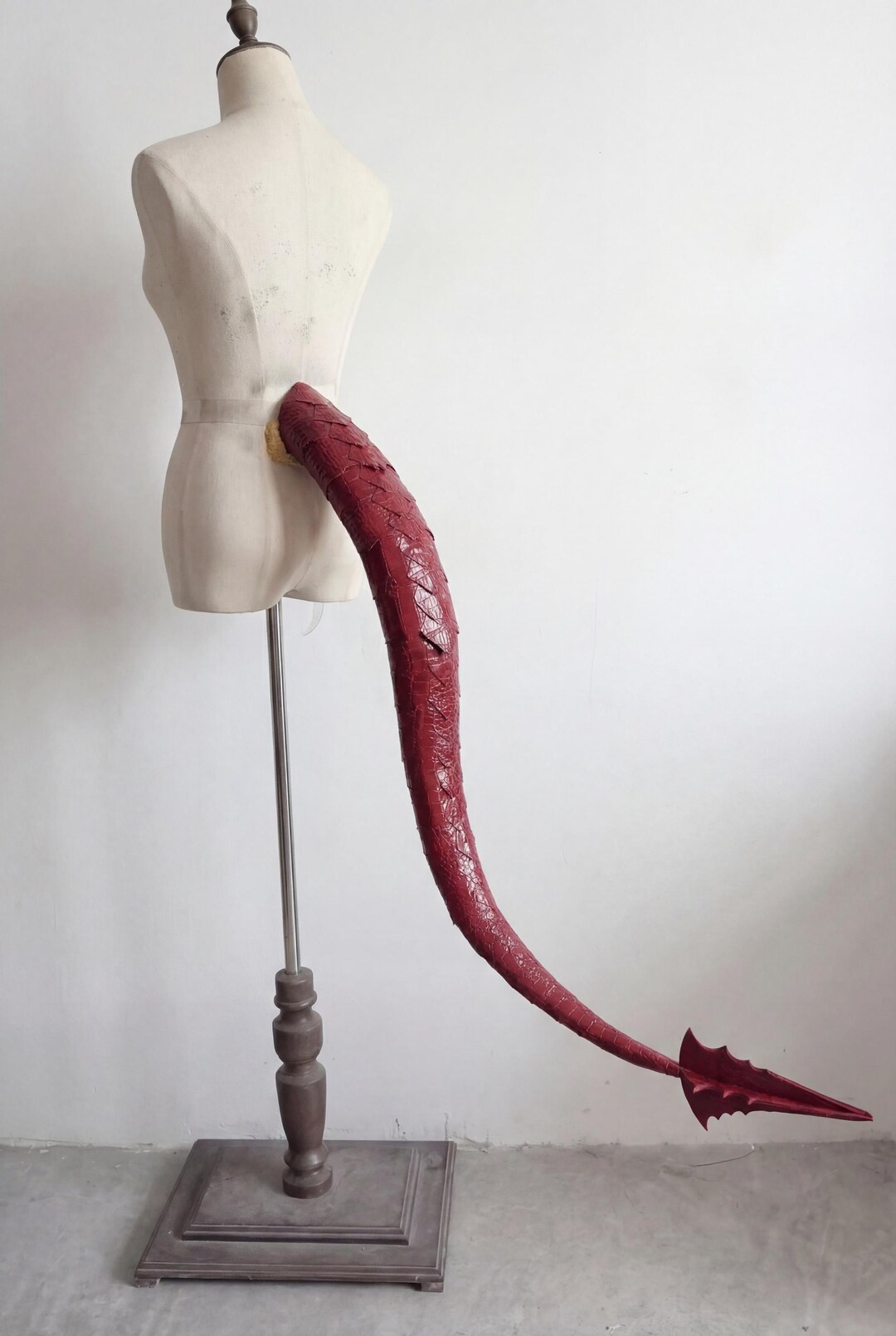 Customizable Fursuit Demon Tail, Realistic Dragon Tail, Poseable ...
