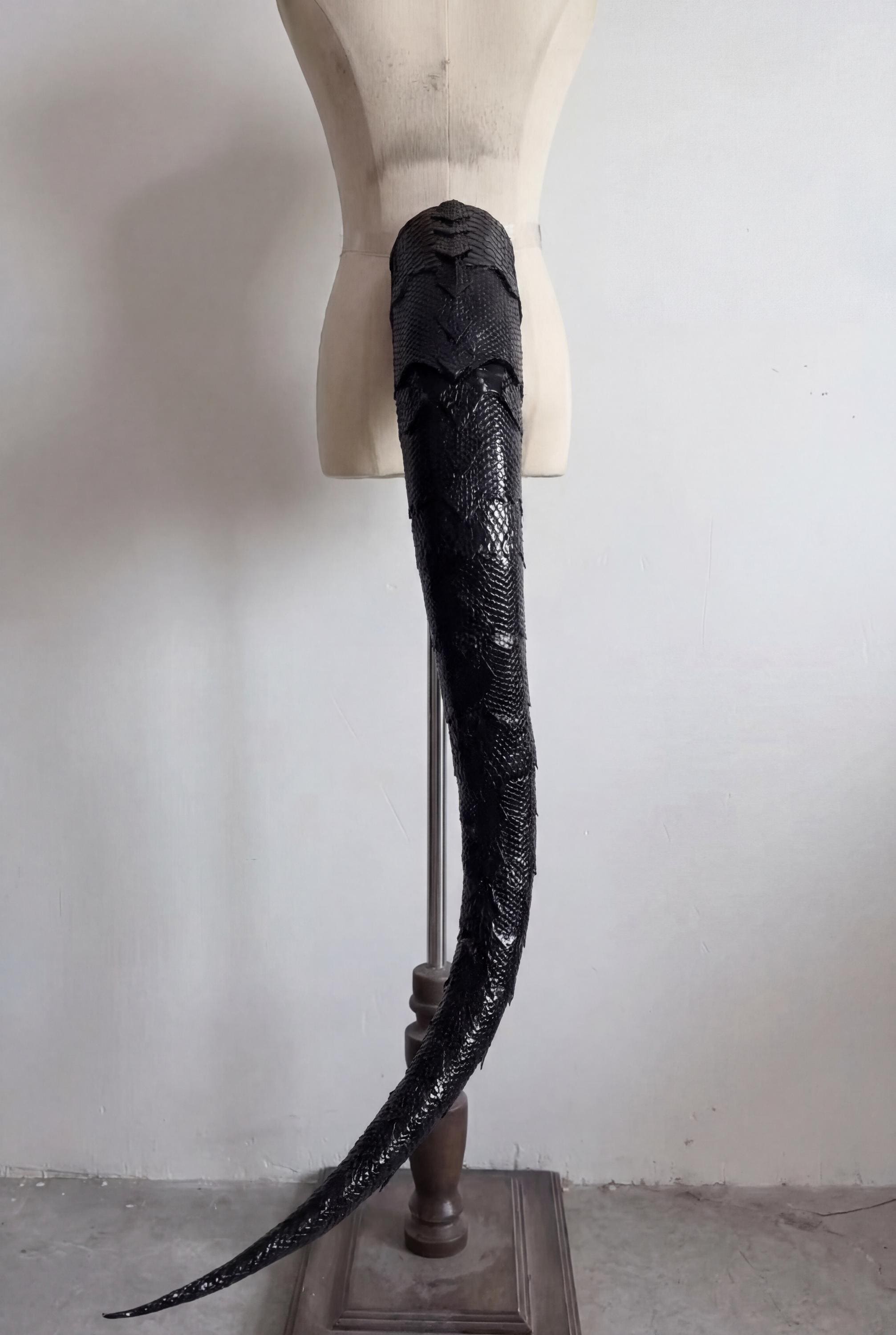 Customizable Fursuit Demon Tail, Realistic Dragon Tail, Poseable ...