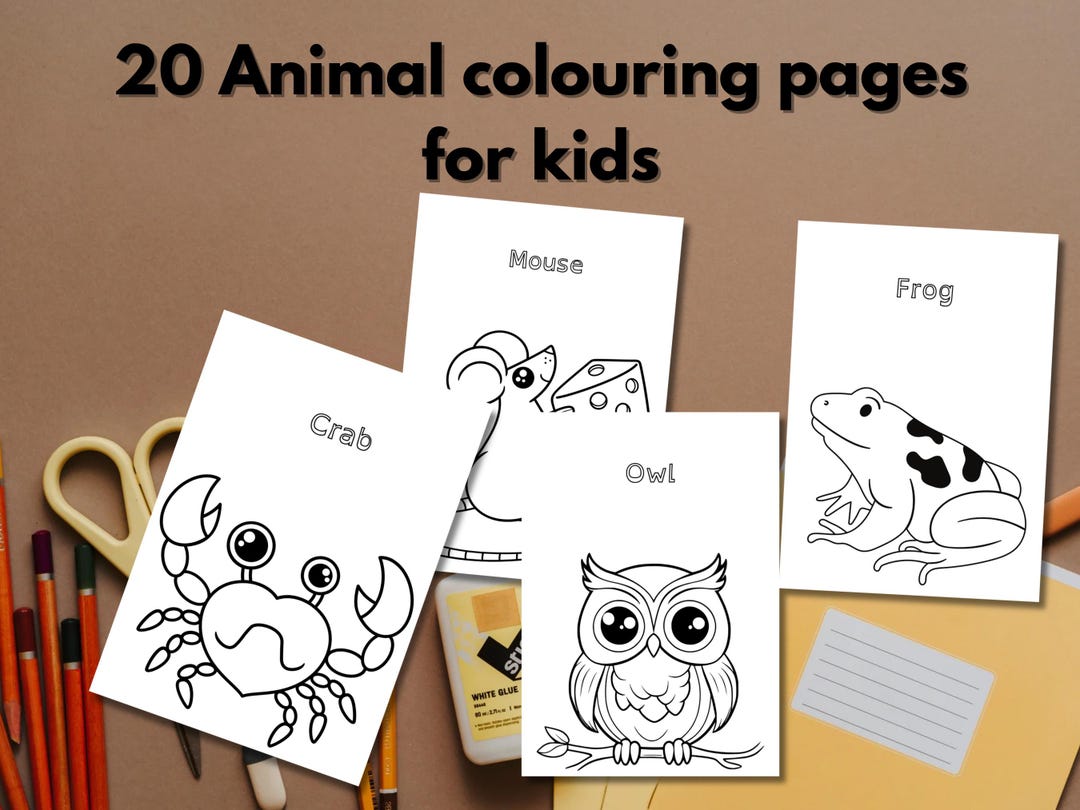 Fun Animal Coloring Pages for Kids | Kids Coloring Pages | Fun Coloring ...