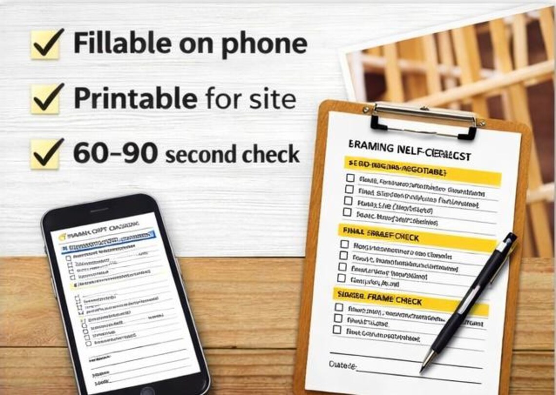 Framing Layout Checklist for Carpenters | Avoid Callbacks & Framing ...