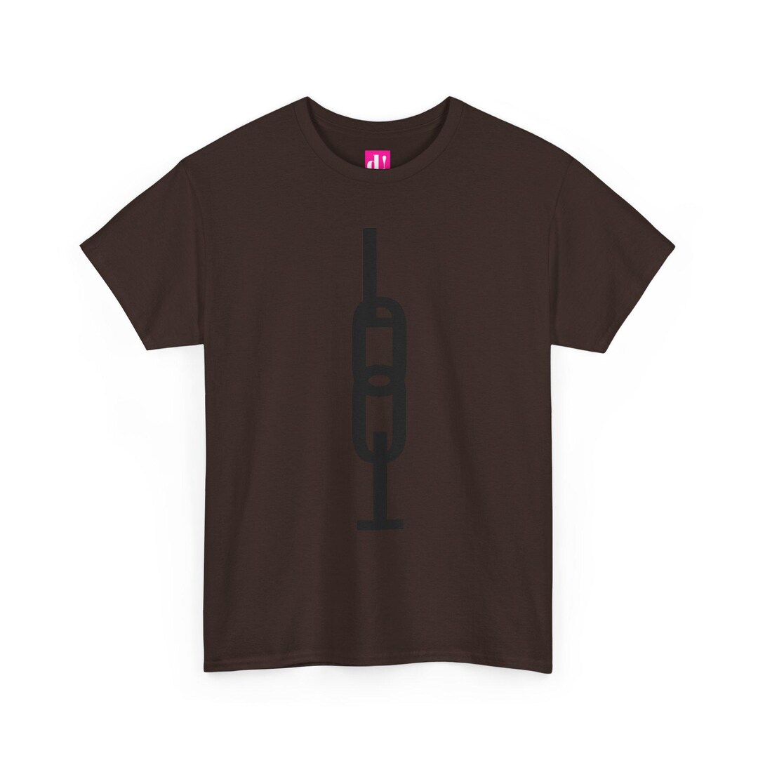 Minimalist Chain Link Tee | Modern Line Art, Graphic T-shirt - Etsy