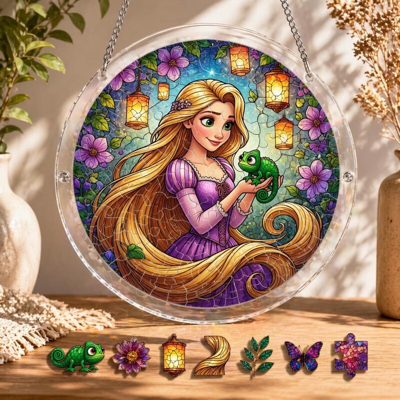 Rapunzel Jigsaw Puzzle - Etsy