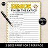Finish the Lyrics Game, Guess the Lyrics Printable Game, Song Challenge ...