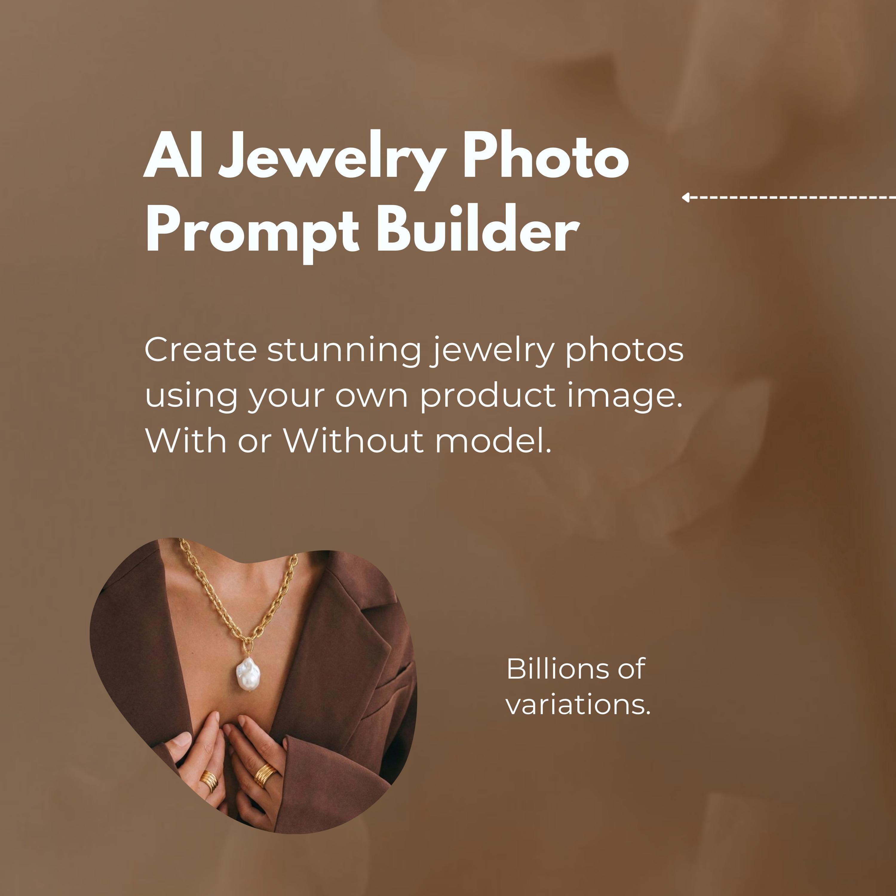 Jewelry Photo Prompt Builder, Midjourney Prompts, Product Photography ...