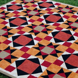 Stars at Sunset Quilt Pattern - Pdf File - Etsy