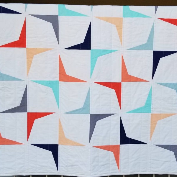 Mid Century Quilt - Etsy