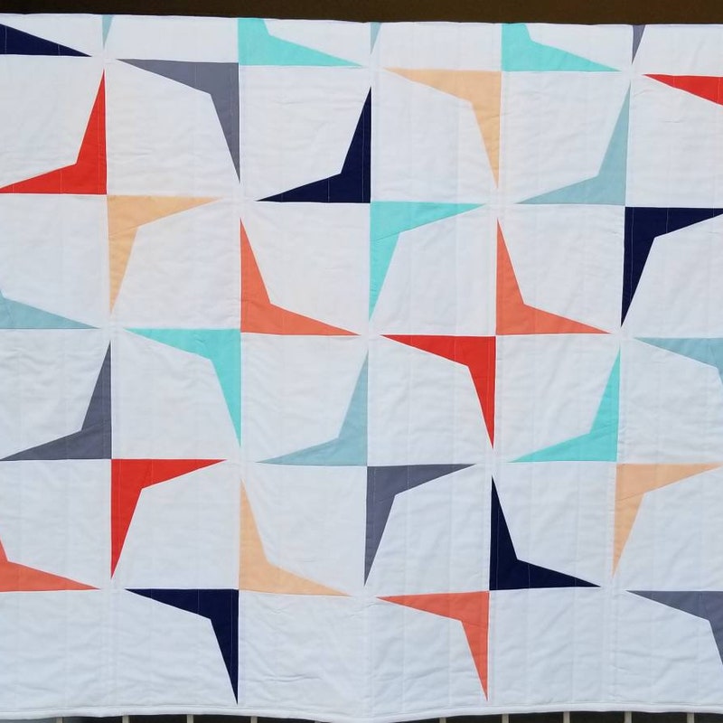 Mid Century Quilt - Etsy