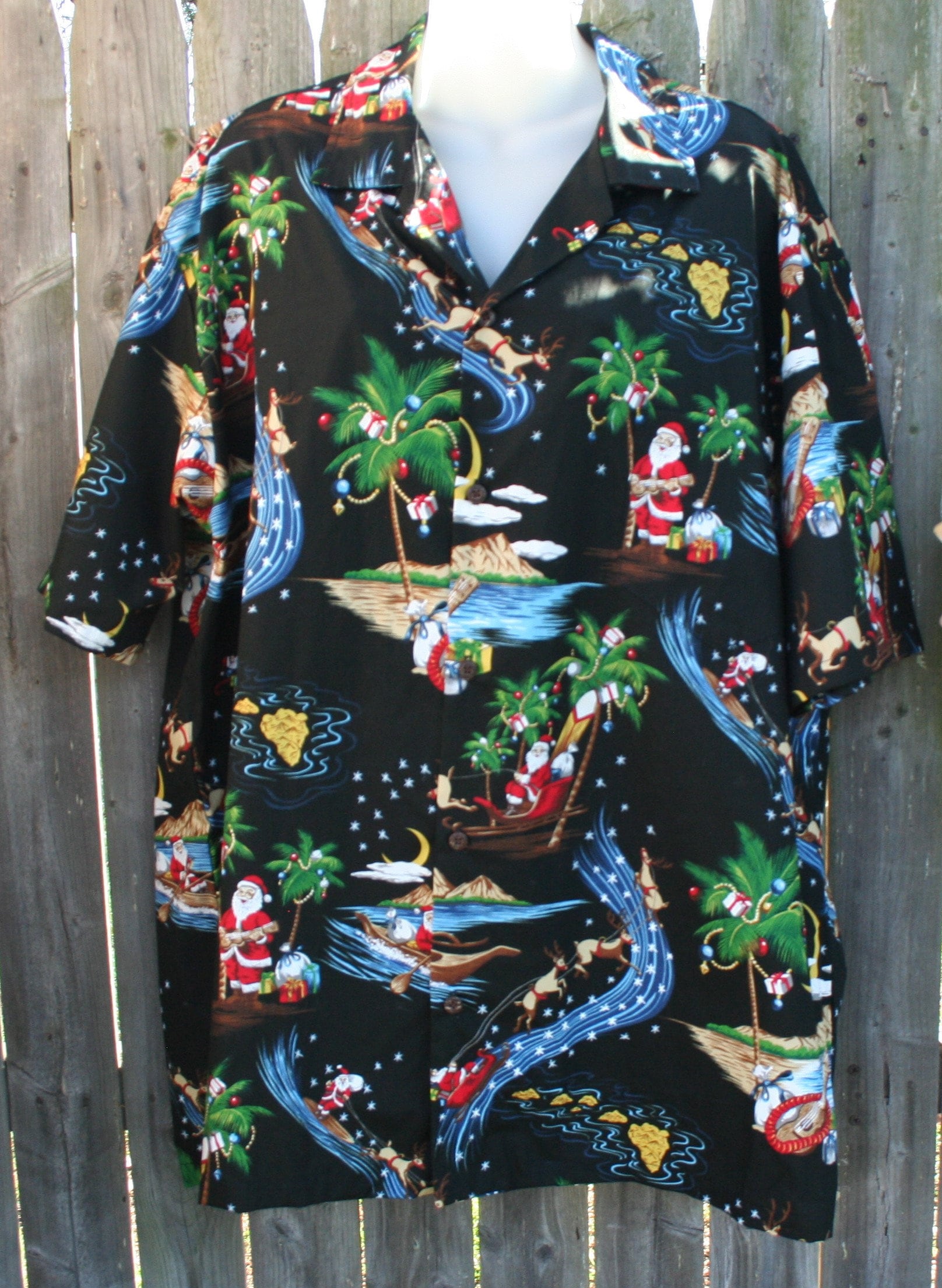 Aloha Republic Hawaiian Christmas Shirt sold by Ian Lambert | SKU ...