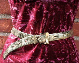 Gold Disc Belt - Etsy